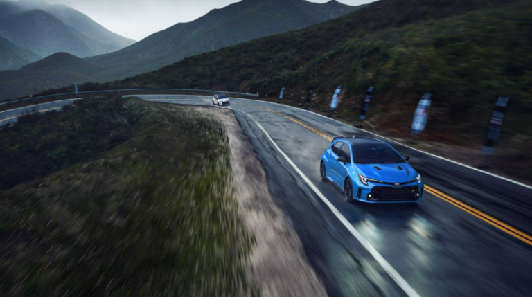 Toyota Unveils the 2024 GR Corolla in a New Blue Flame Color - Bruner ...